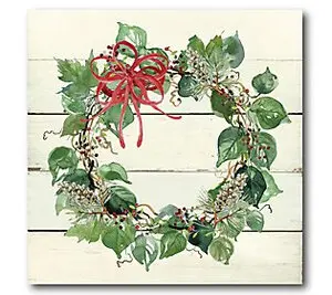 COURTSIDE MARKET Christmas Wreath 24' X 24' Can As - One-color
