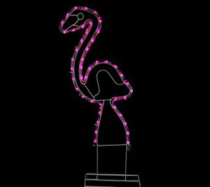NORTHLIGHT 24' Flamingo Rope Light Silhouette D Ecor