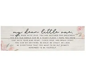 SINCERE SURROUNDINGS Dear Little One Vintage Pallet Board By - One-color