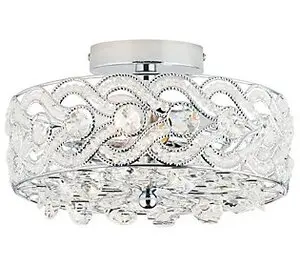 RIVER OF GOODS 11.5' Olivia Semi-flush Mount Ce Iling Fixture - One-color