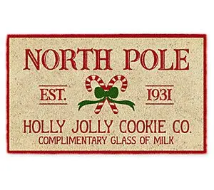 DESIGN IMPORTS Holly Jolly Cookie Co. 17' X 29' Doormat - One-color