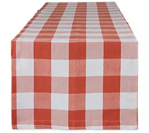 DESIGN IMPORTS Buffalo Check Table Runner 14x72 - One-color