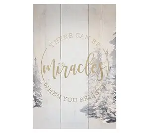 SINCERE SURROUNDINGS Miracles Rustic Pallet By - One-color