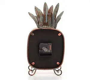 FORESIDE HOME & GARDEN Pineapple Clock