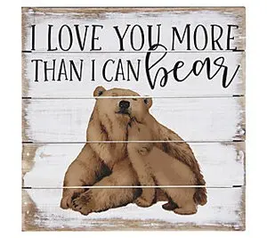 SINCERE SURROUNDINGS Love You More Bear Pallet Petite Sincere Sur Roundings - One-color