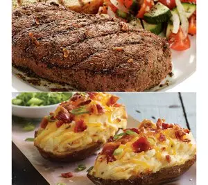 KANSAS CITY STEAK Co.sirloin Steaks &cheddarbacon Potatoes - One-color