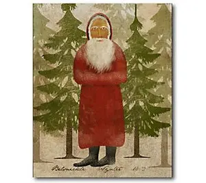 COURTSIDE MARKET Santa In The Pines 20' X 24' C Anvas - One-color