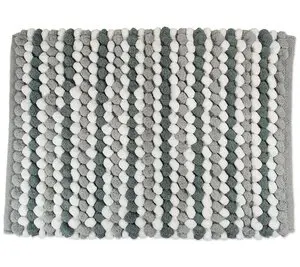 DESIGN IMPORTS Dii Chenille Stripe Bath Mat 17' X 24 - One-color