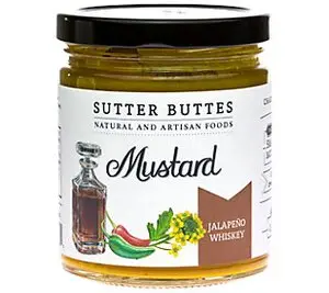 SUTTER BUTTES NATURAL AND ARTISAN FOODS Set Of 4 Jalapeno Whiskey Mustard - One-color