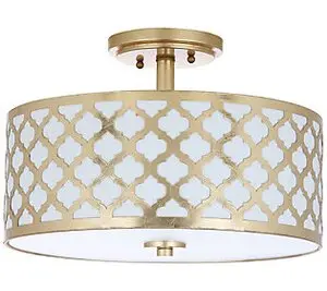 SAFAVIEH Kora Quatrefoil 15' Flush-mount Ceilin G Lamp - One-color
