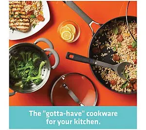 FARBERWARE 17-piece High-performance Nonstick C Ookware Set