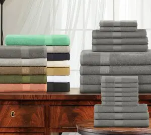 SUPERIOR Cotton Absorbent 18-piece Towel Set