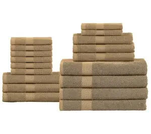 SUPERIOR Cotton Absorbent 18-piece Towel Set