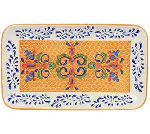 LAURIE GATES Tierra Stoneware Serving Platter - One-color