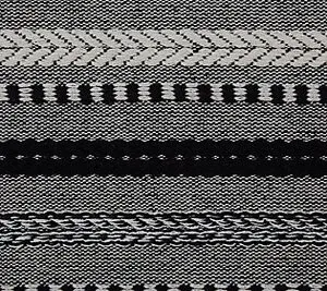 DESIGN IMPORTS Braided Stripe Table Runner 15x1 08