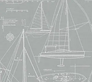 NEXTWALL Yacht Club Peel And Stick Wallpaper Ro Ll - One-color