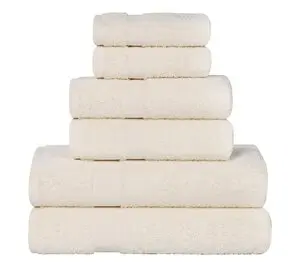 SUPERIOR Ultra-soft Cotton 6-piece Towel Set - One-color