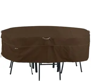 CLASSIC ACCESSORIES Madrona Rainproof Rect/oval Table & Chair Set C Over, Medium
