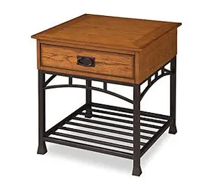 HOME STYLES Modern Craftsman End Table - One-color