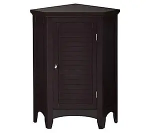 TEAMSON 1 Door Wood Corner Floor Cabinet, Ark - One-color