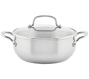 KITCHENAID Stainless Steel 4-qt Casserole With - Silver