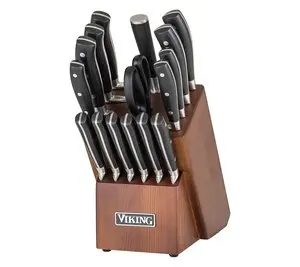 VIKING 17-piece Cutlery Set With Block - One-color