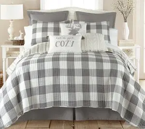 LEVTEX HOME Camden Twin Quilt Set By - One-color