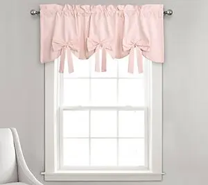 LUSH DECOR Melody Bow 52' X 18' Valance By - One-color