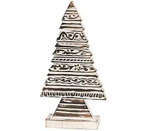 GALLERIE II Fair Isle Tree Medium Figure - One-color