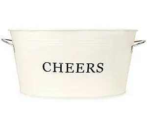 TWINE Cheers Galvanized Metal Tub - One-color