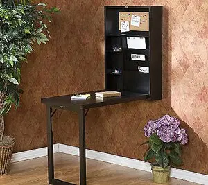 HOME REFLECTIONS Murphy-style Desk Black Finish