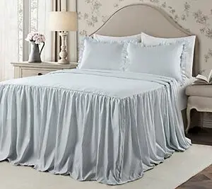 LUSH DECOR Ticking Stripe 3-piece Full Bedspread Set Lu Sh Decor - One-color