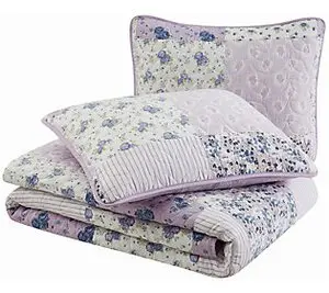 CANNON Elissa Patchwork King 3 Piece Quilt Set