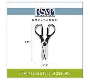RSVP Kitchen Stainless Steel Scissors