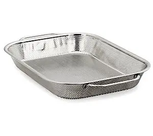 RSVP Stainless Steel Bbq Roasting Pan - Silver