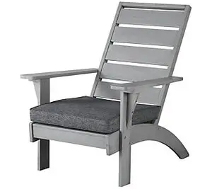 LINON Home Outdoor Riverdale Durable Chair With Seat Cushion - One-color