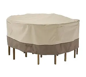 CLASSIC ACCESSORIES Veranda Round Table/chair Cover-lrg-by Classica Ccessories - One-color