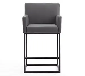 MANHATTAN COMFORT Ambassador 38' Metal Counter Height Bar Stool - One-color