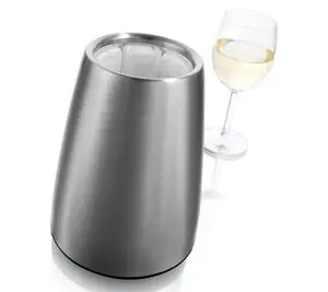 VACU VIN Active Stainless Steel Wine Cooler - Silver