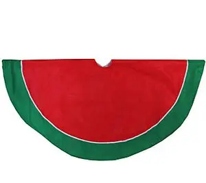 NORTHLIGHT 48' Red & Green Traditional Tree Ski Rt - One-color
