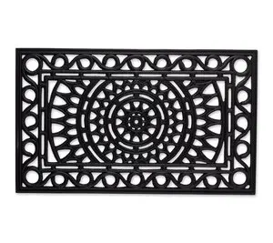 DESIGN IMPORTS Sun Scroll Rubber Doormat - One-color