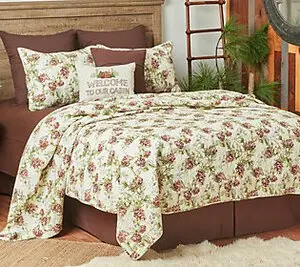 C&F HOME Cooper Pines King Quilt Set Valerie - One-color