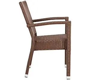 SAFAVIEH Kelda Stacking Arm Chair By