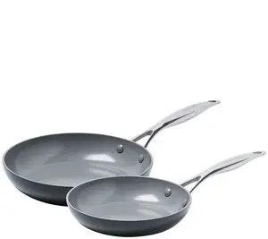 GREENPAN Valencia Pro 8' & 10' Ceramic Nonstick Fry Pan Set - One-color