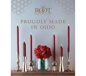 ROOT CANDLES Root 9 In Grecian Collenette Tapers