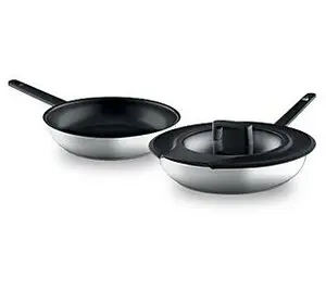 BERGHOFF Gem Downdraft 3pc Fry Pan Set - One-color