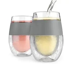 HOST Wine Freeze Cooling Cups, Set Of 2 - One-color