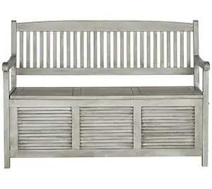 SAFAVIEH Brisbane Storage Bench By - One-color