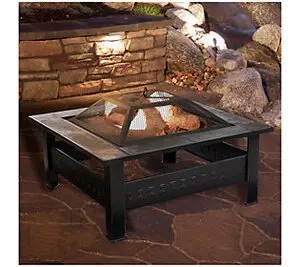 NATURE SPRING 32' Fire Pit- Marble Tile Design