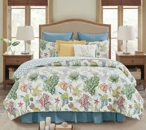 C&F HOME Shellwood Sound Full/queen Quilt Set - One-color